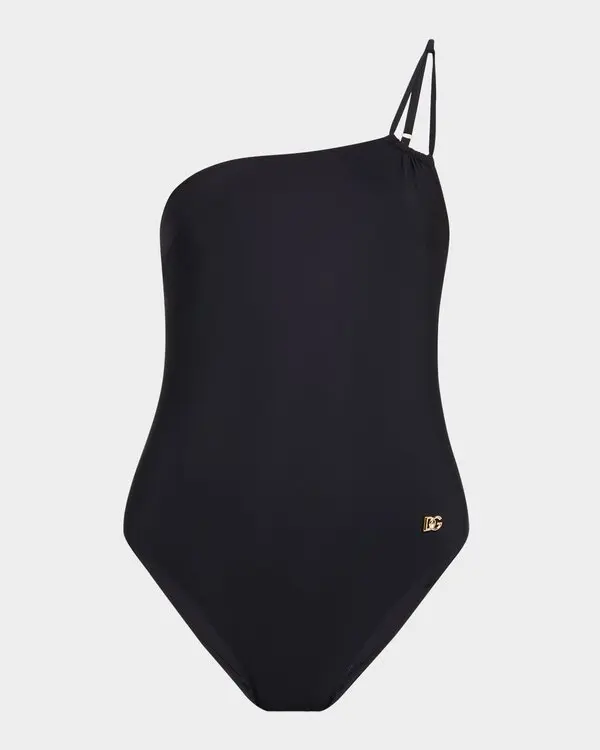 Dolce & Gabbana Asymmetric One-piece Swimsuit