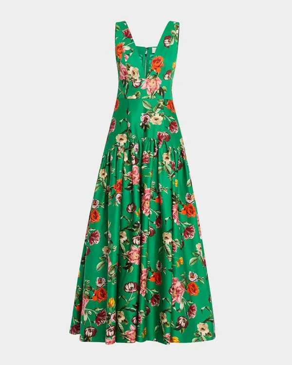 Alice + Olivia Lila Floral Maxi Dress