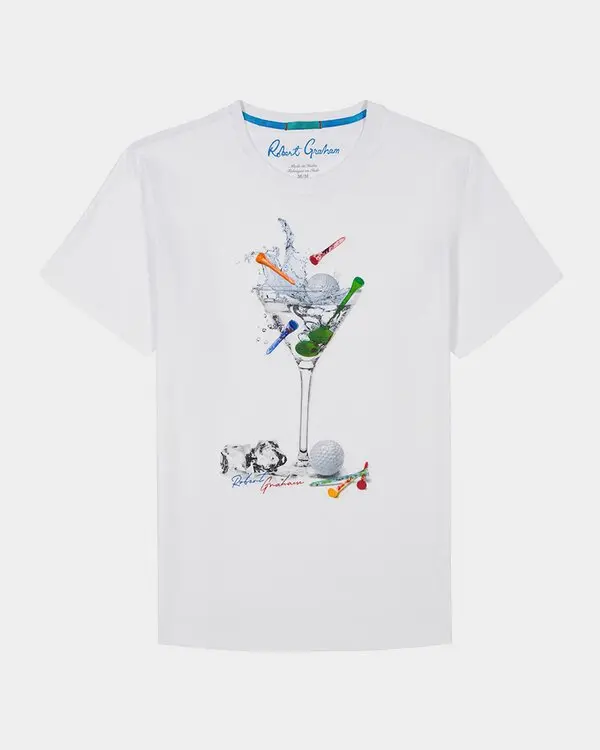 Robert Graham On The Green Graphic T-shirt