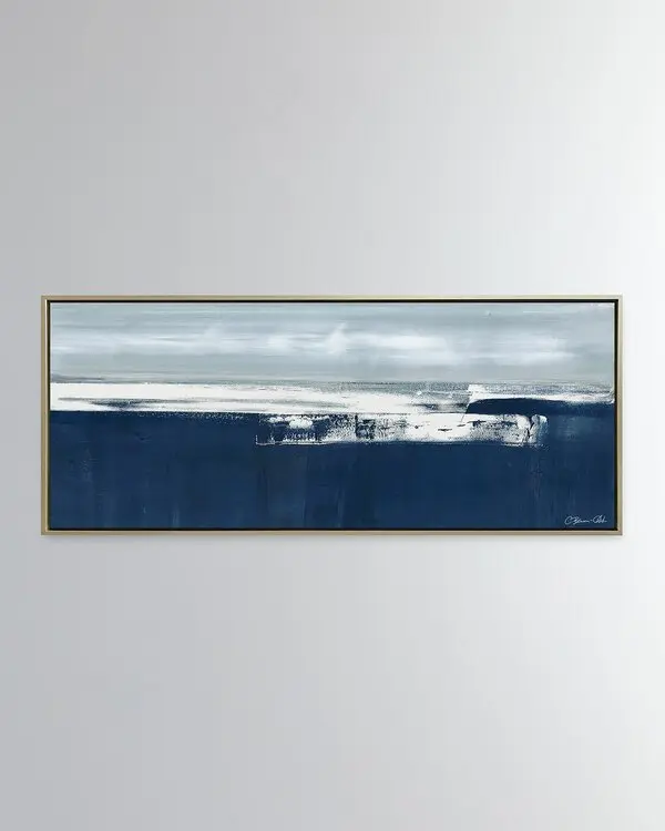 BENSON-COBB STUDIOS Coastal Landscape" Hand-embellished Giclee On Canvas Carol Benson-cobb