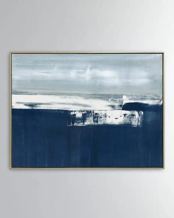 BENSON-COBB STUDIOS Coastal Landscape" Framed Giclee On Canvas Carol Benson-cobb, 61.5" X 46.5