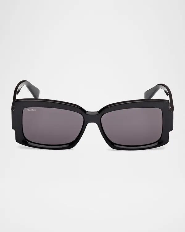 Max Mara Lee-3 Rectangular Sunglasses