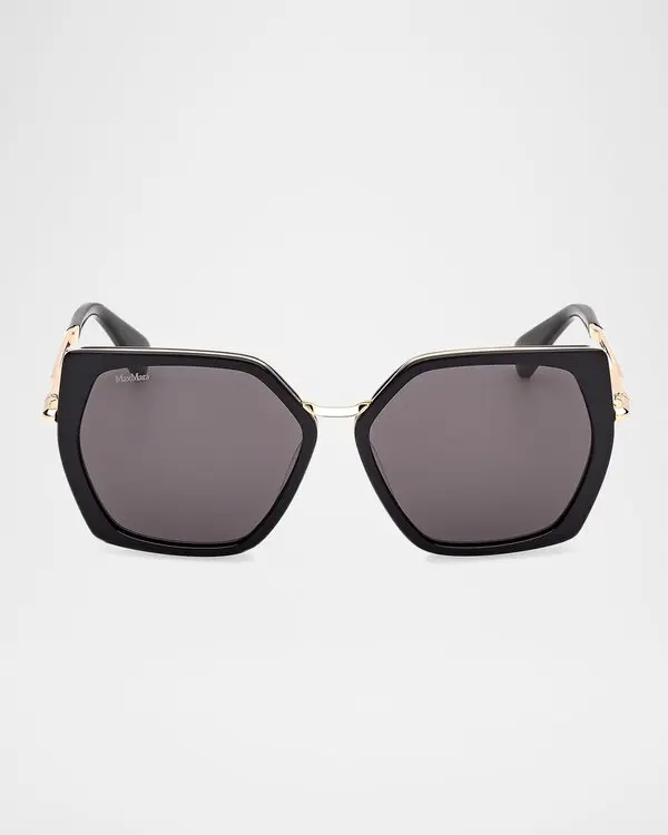 Max Mara Acetate Square Sunglasses - Sblksmk