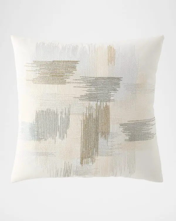 CALLISTO HOME Zazzera Center Abstract Decorative Pillow, 22" Square