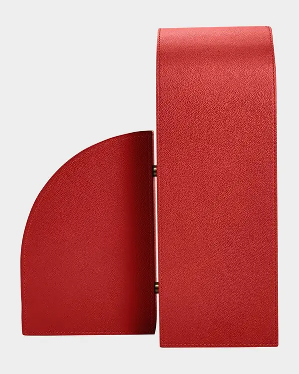 Assouline Cubist R Leather Bookend
