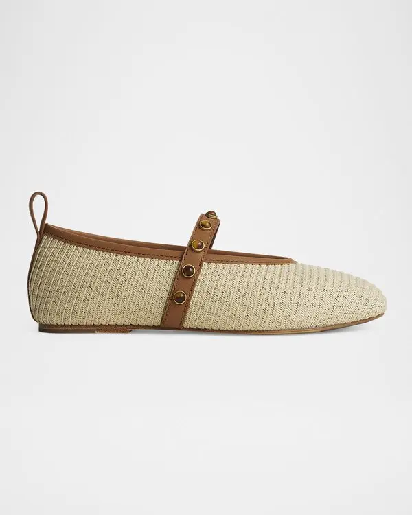 Rag & Bone Cabochon Spire Mary Jane Ballerina Flats