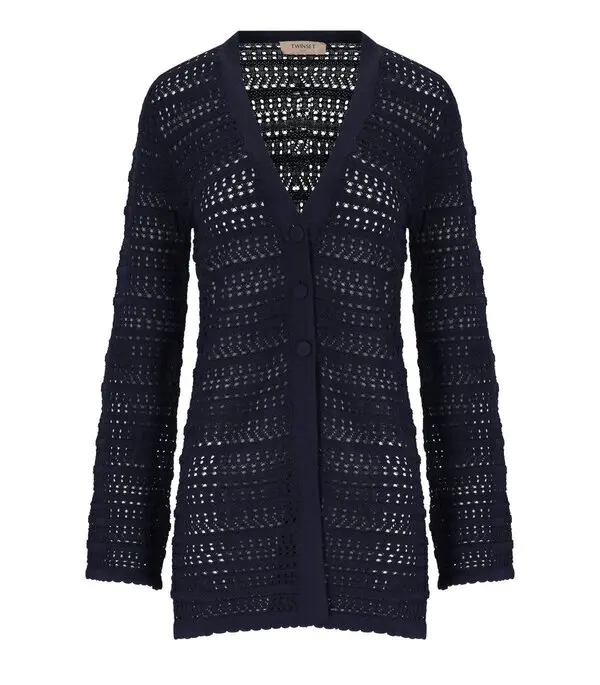 TWINSET Perforated Cardigan