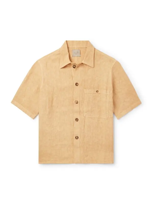 FEDERICO CURRADI Linen Shirt - Neutrals