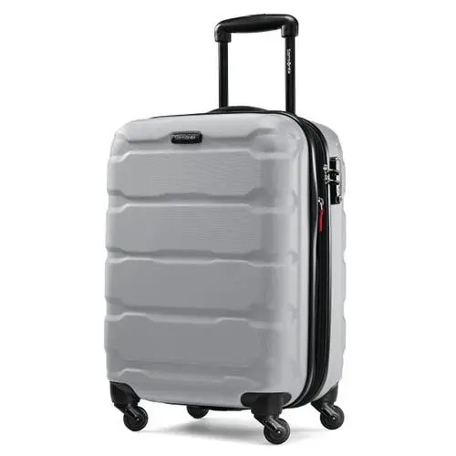 SAMSONITE Omni Pc Carry-on 20-inch Hardside Expandable Luggage - Silver