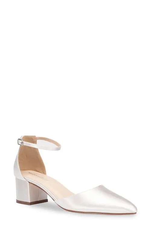 TOUCH UPS Tegan Ankle Strap Pointed Toe Pumps