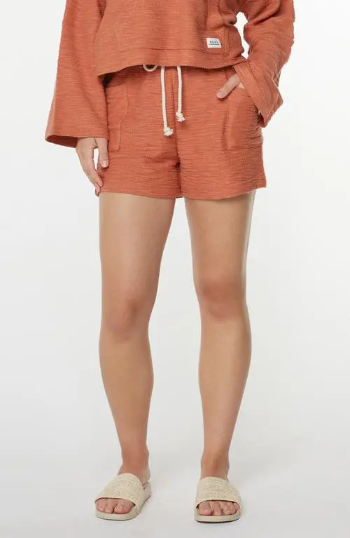Roxy Cotton-blend Shorts - Aragon Solid