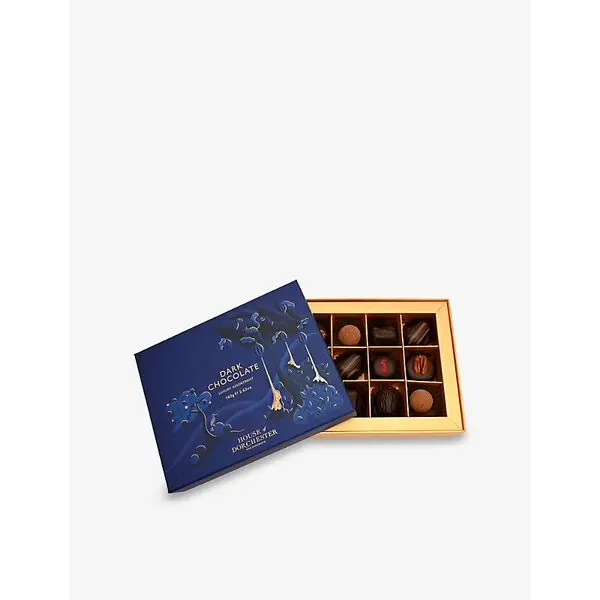 HOUSE OF DORCHESTER Dark Chocolate 12-box Selection 160g
