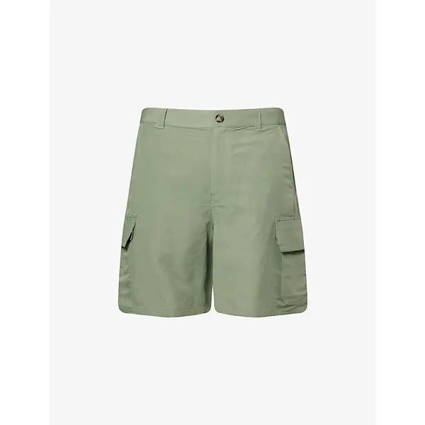 Loewe X Paula's Ibiza Multi-pockets Woven Shorts - Sage