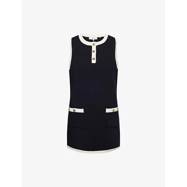 FRAME Wool-blend Knit Mini Dress