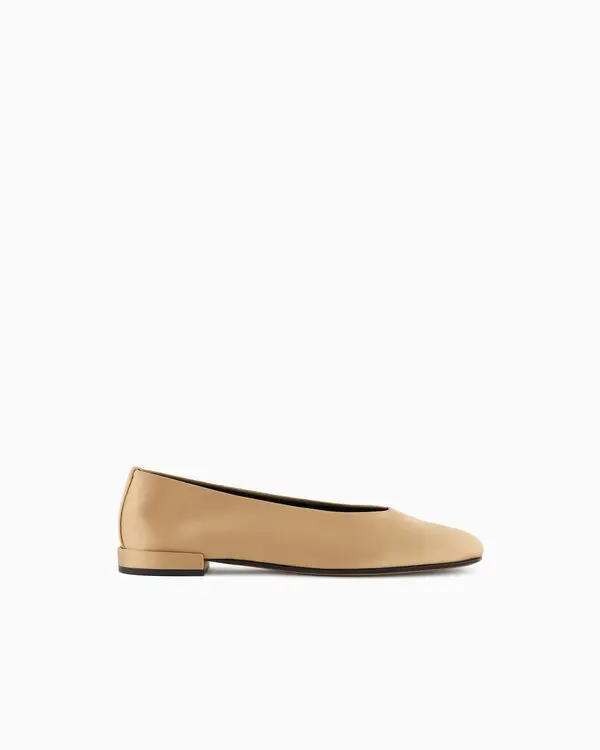 Giorgio Armani X 10 Corso Como Satin Ballerinas