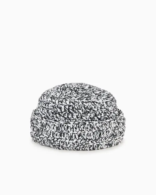 Giorgio Armani Woven Beanie - Two-tone