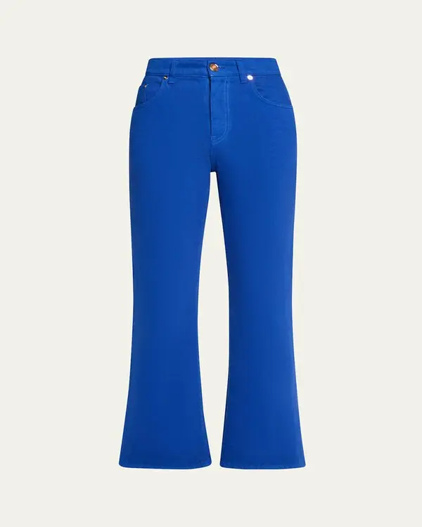 Gabriela Hearst Willa Bootcut Jeans - Cobalt