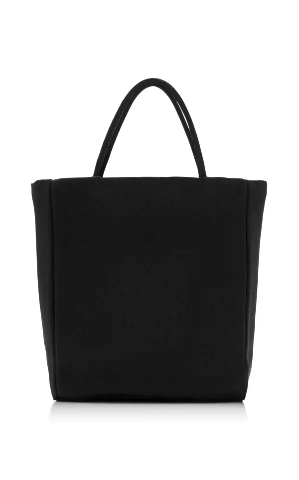 THE ROW Cecily Mini Silk-satin Tote - Black