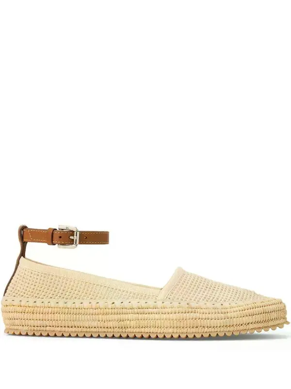 Ralph Lauren Ankle Strap Espadrilles - Neutrals