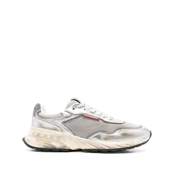 Dsquared2 Lace-up Sneakers - Silver