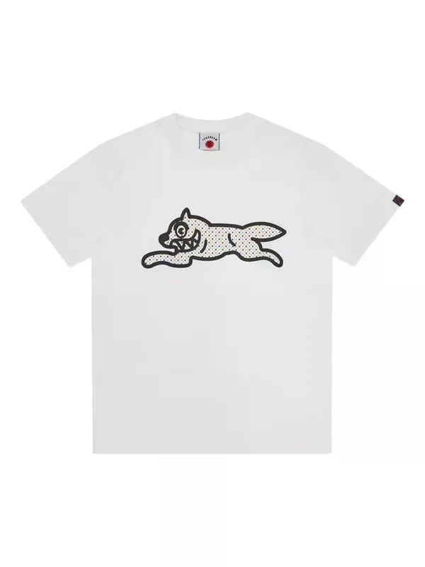 ICECREAM Iced Out Running Dog T-shirt - White