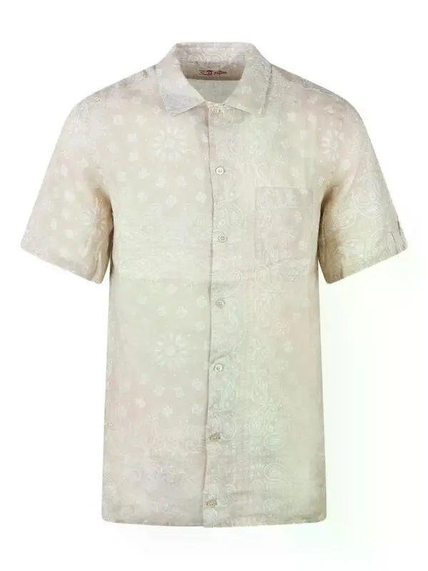 MC2 SAINT BARTH Bandana-print Short-sleeve Shirt