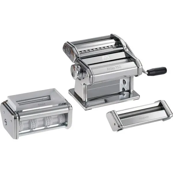 MARCATO Atlas 3-piece Set Pasta Set, Includes Atlas 150, Ravioli