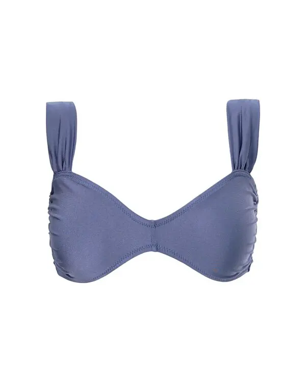 LAMARQUE Carina Wide Strap Bikini Top - Slate Blue