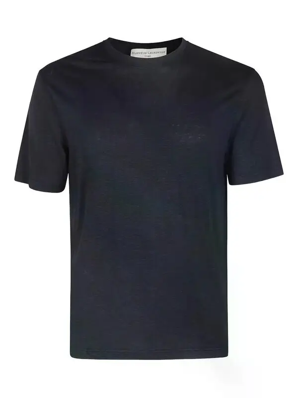 FILIPPO DE LAURENTIIS Crew Neck Short-sleeve T-shirt - Blue