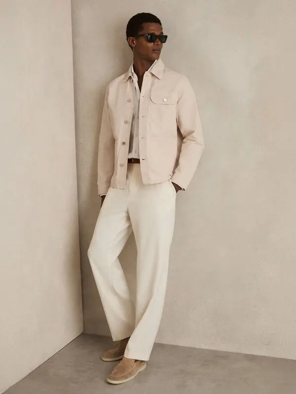 REISS Eddienatural Jacket