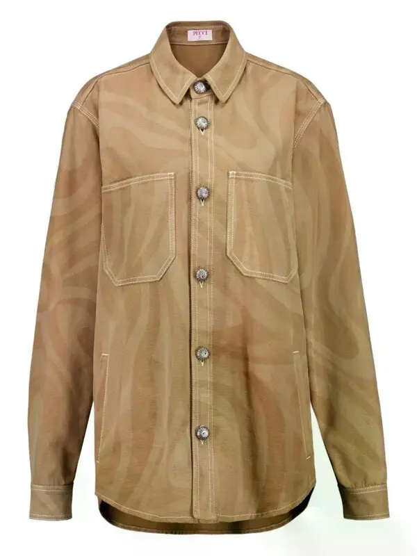 Emilio Pucci Printed Shirt Jacket