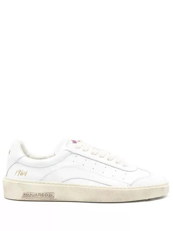 Dsquared2 Leather Sneakers - White