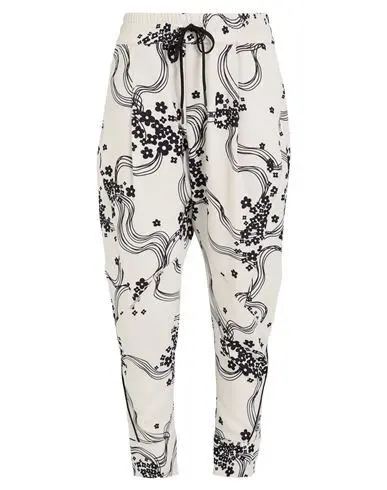 High Floral-print Crepe Tapered Pants