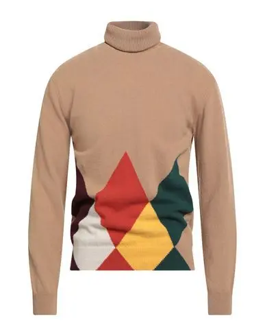 DANIELE FIESOLI Wool And Cashmere Turtleneck - Beige