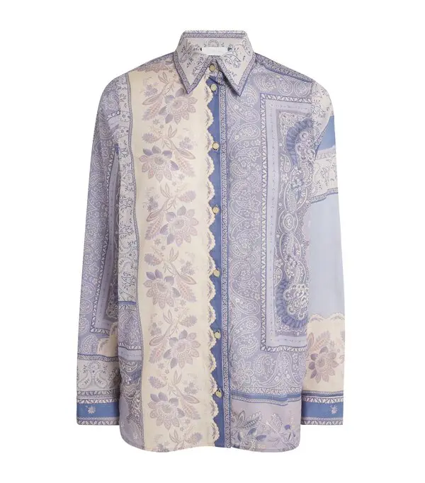 Zimmermann Printed Shirt - Blue