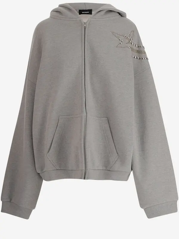 We11Done Cotton Sweatshirt - Grigio