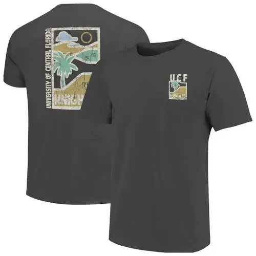 IMAGE ONE Ucf Knights Comfort Colors Minimal Vista Distressed Graphics T-shirt