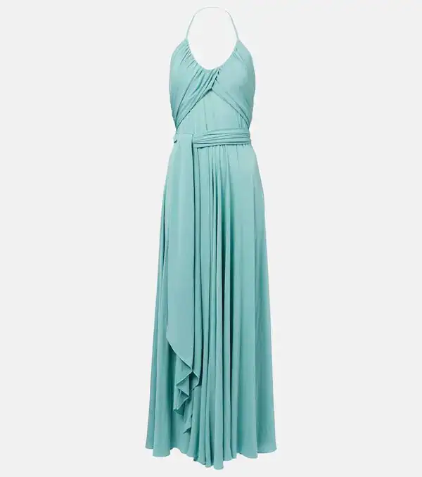 juniors dresses halter Zapaka Women Bridesmaid Dress Ivory Halter A-Line Chiffon Junior Wedding  Guest Dress – ZAPAKA main image 1