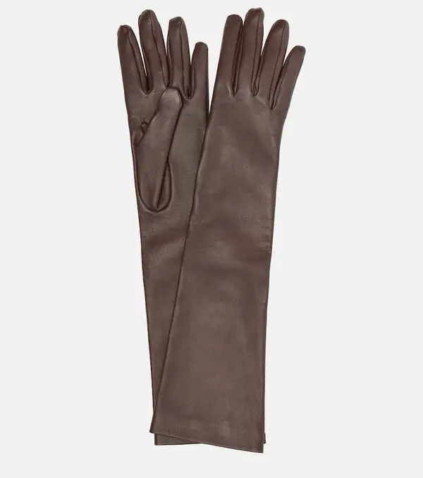 Brunello Cucinelli Leather Gloves - Brown