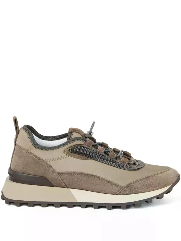 Brunello Cucinelli Suede Sneakers - Brown