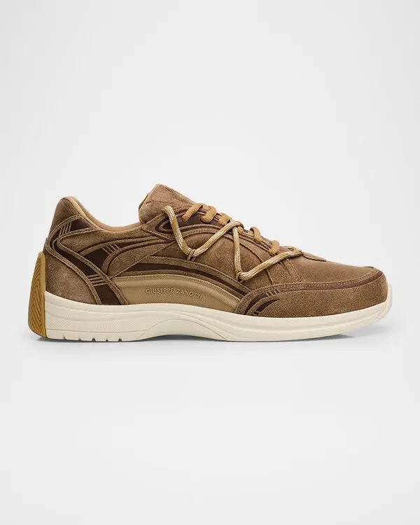 GIUSEPPE ZANOTTI Gz Trail Suede Low-top Sneakers - Corda