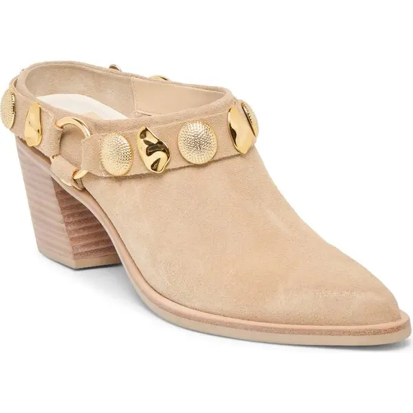 Dolce Vita Kanyon Studded Suede Mule - Dune Suede