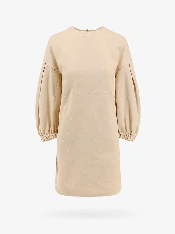 Max Mara Cotton-blend Maxmaragram Dress