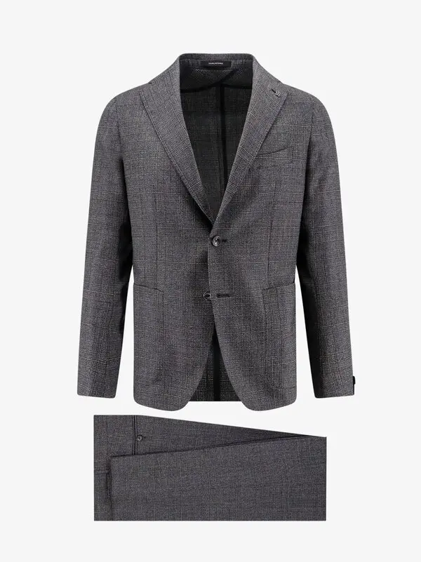Tagliatore Virgin Wool Dress With Prince Of Wales Motif