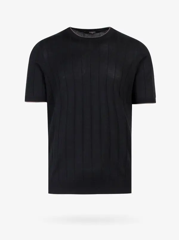 NUGNES 1920 Silk Tshirt - Black