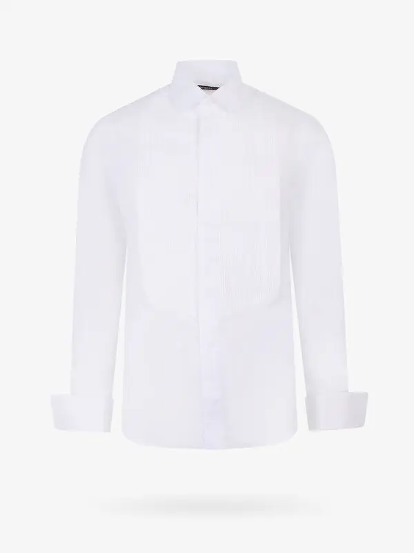 NUGNES 1920 Slim Fit Cotton Shirt - White