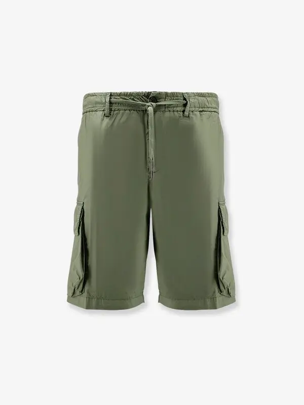 NUGNES 1920 Cotton Cargo Bermuda Shorts