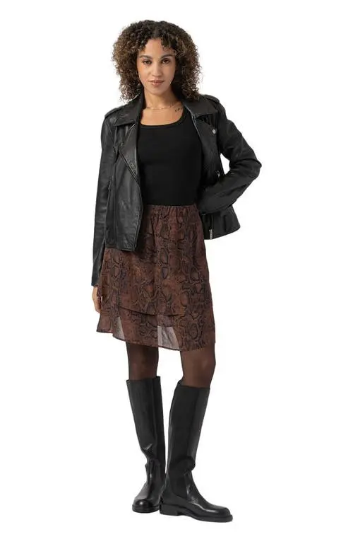 SAINT + SOFIA Etta Mini Layered Skirt