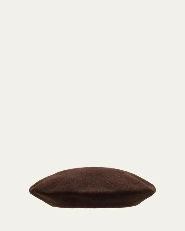 Brunello Cucinelli Monili Wool Beret