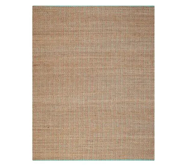 VALERIE PARR HILL Cape Cod Sunlit Shore 8' X 10' Jute Rug Vale Rie